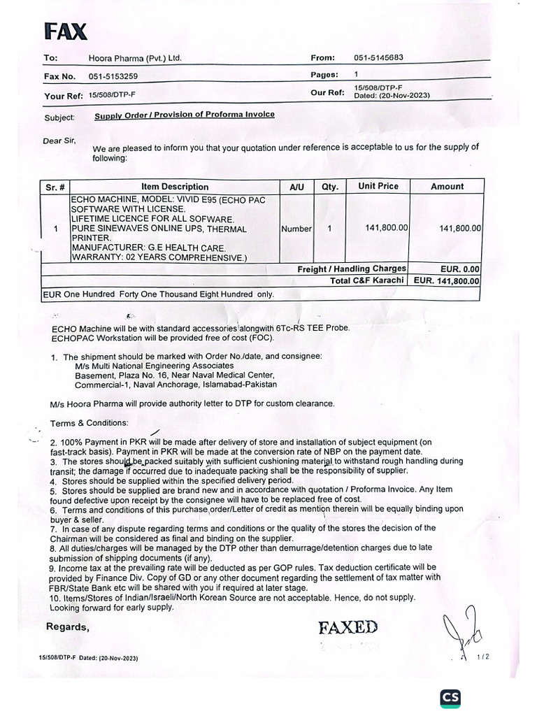 KRL PO-Vivid E95 X 01 | PDF