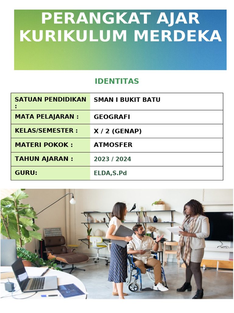Modul Ajar Supervisi Atmosfer Elda | PDF