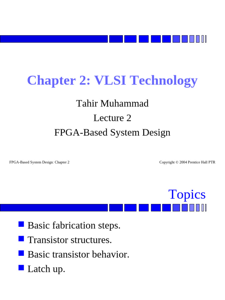 FPGA - Lecture 2-1 | PDF