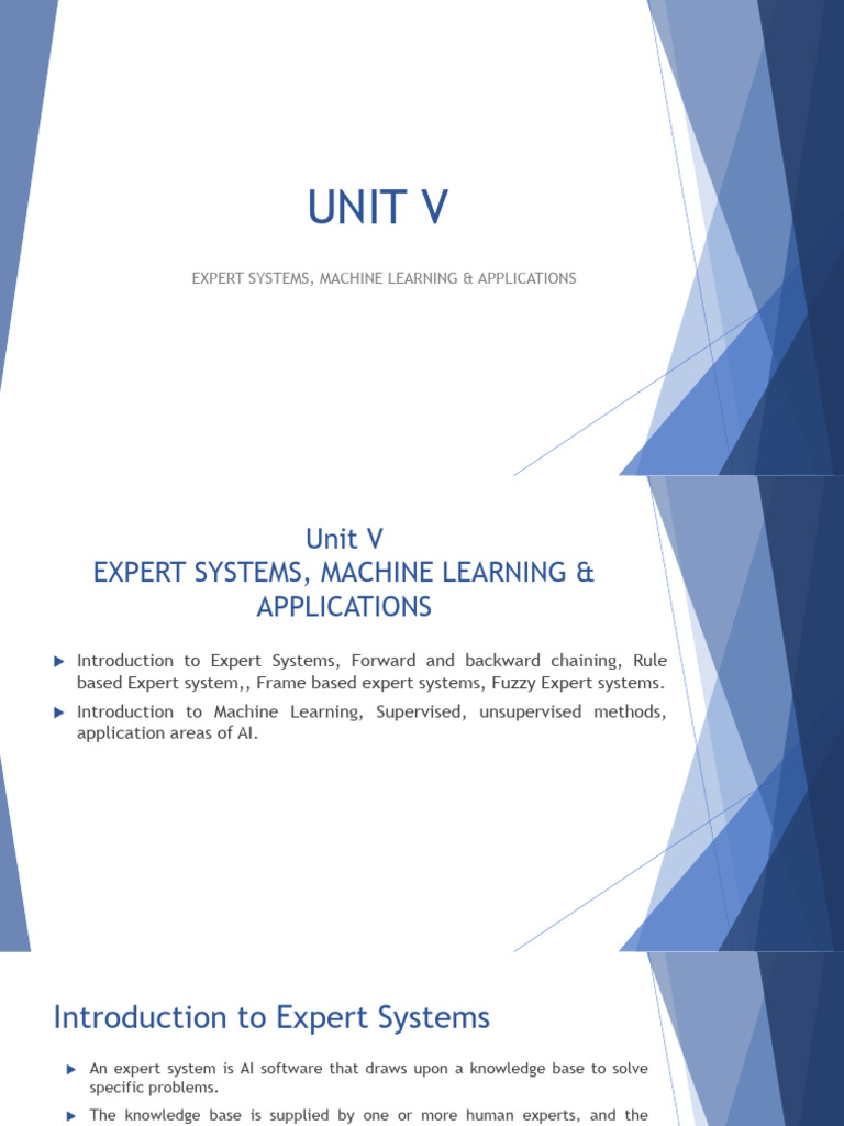 AI_UNIT V | PDF