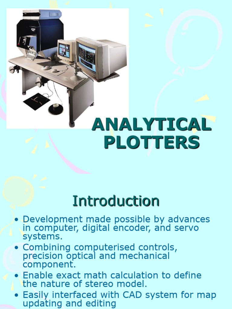 2-ANALYTICAL PLOTTERS - Lecture 2 | PDF