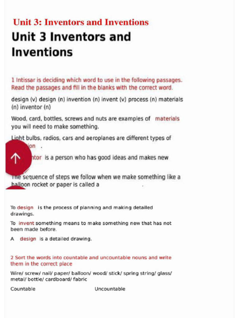 Unit 3 Inventors and Inventions, Skills Book | PDF