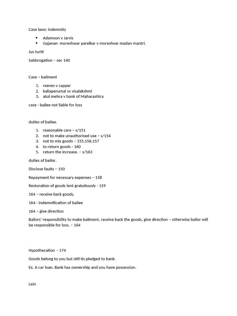 Referring Notes | PDF