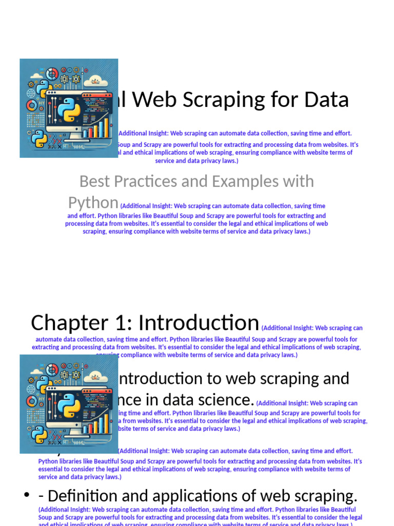 Enhanced Web Scraping Presentation | PDF
