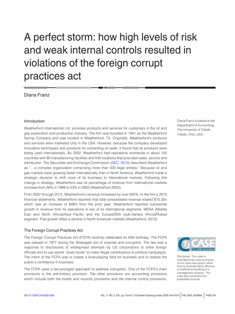 Lecture 2 Case Study (Perfect Storm) | PDF