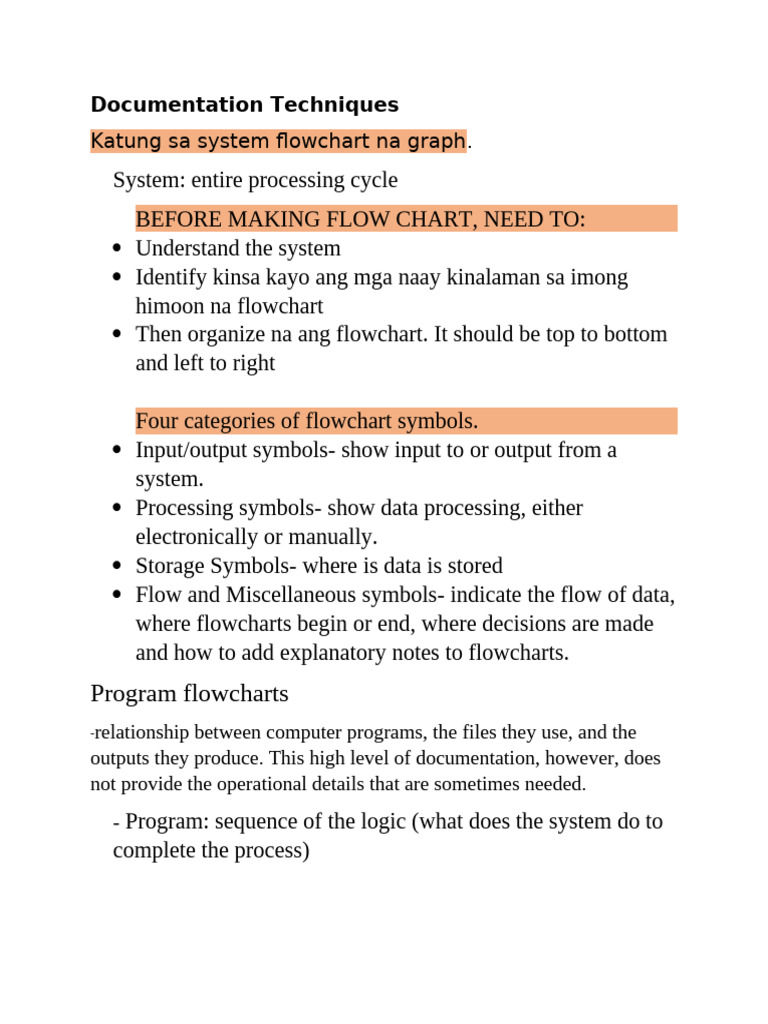 Documentation Techniques Notes | PDF