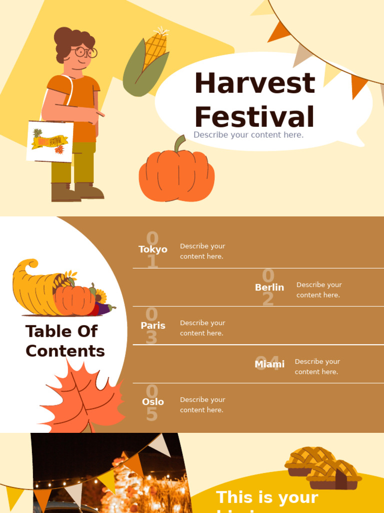 Harvest Festival Presentation Orange Variant | PDF