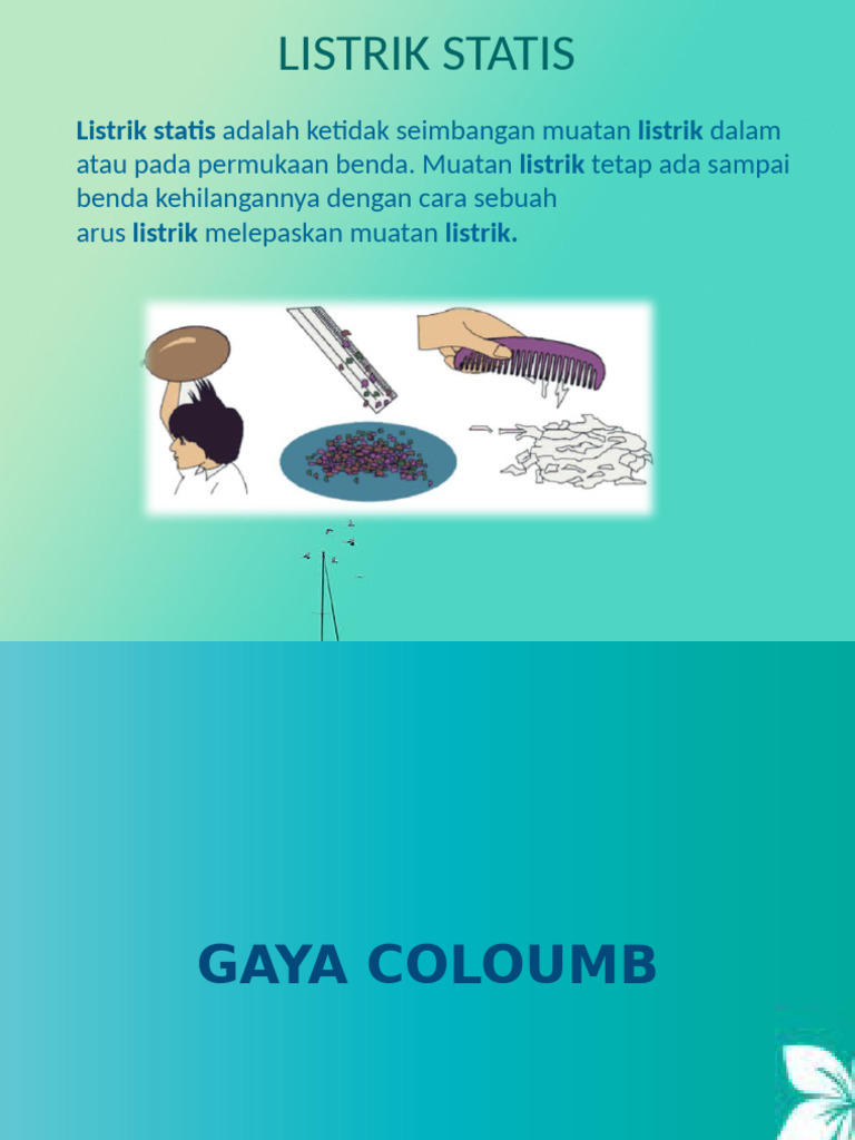 PPT Fisika Listrik Statis Kelas 12 | PDF