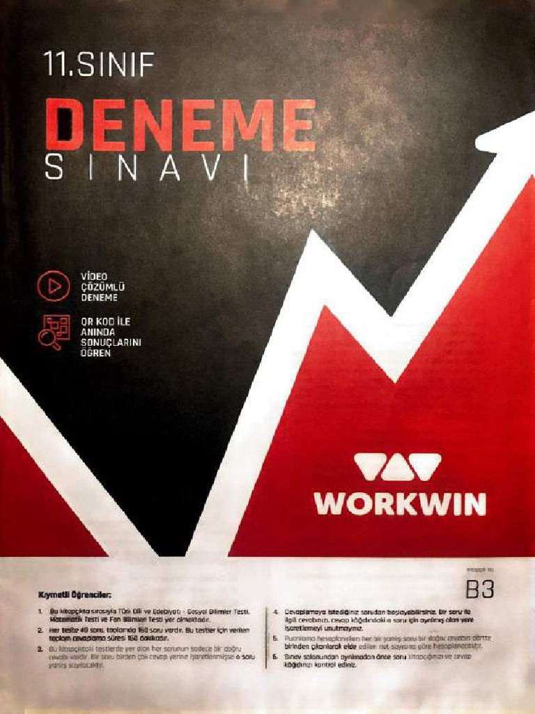 Workwin - 11 Deneme-3 (2021-22) - Compressed | PDF