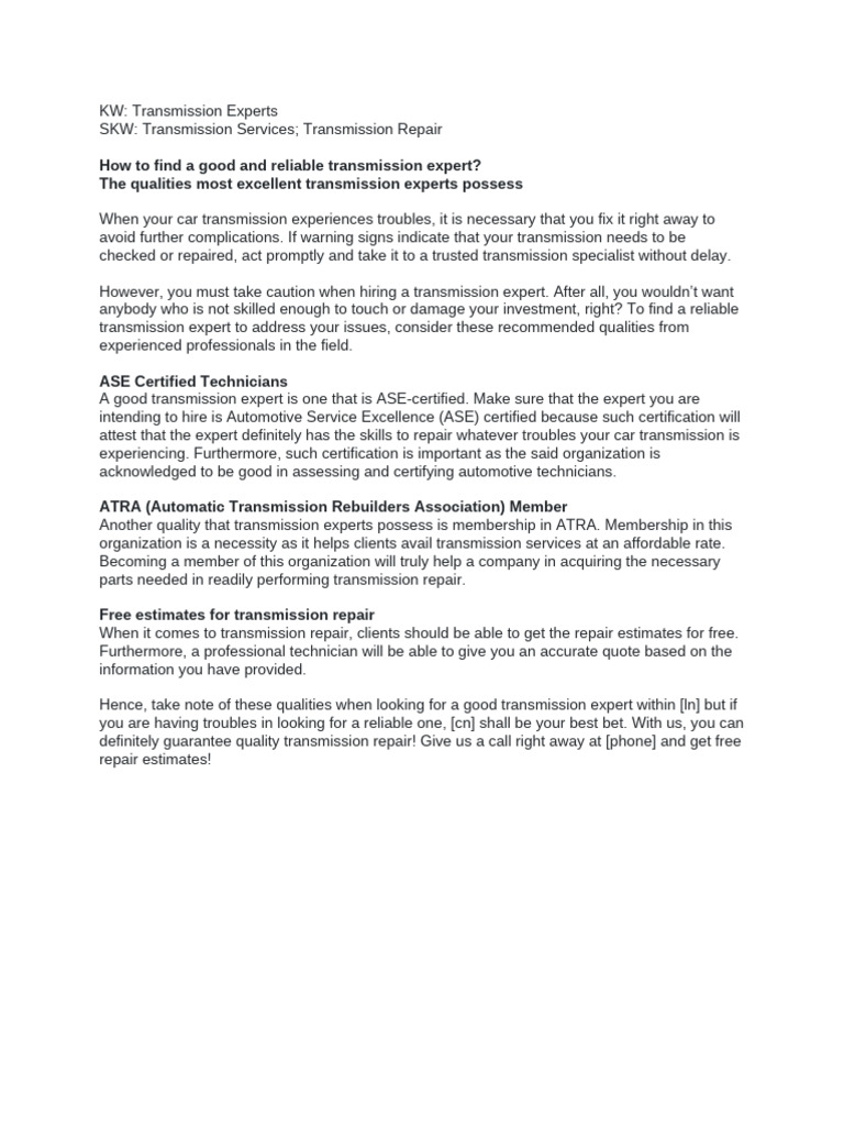 Automotive Writing Compilation | PDF