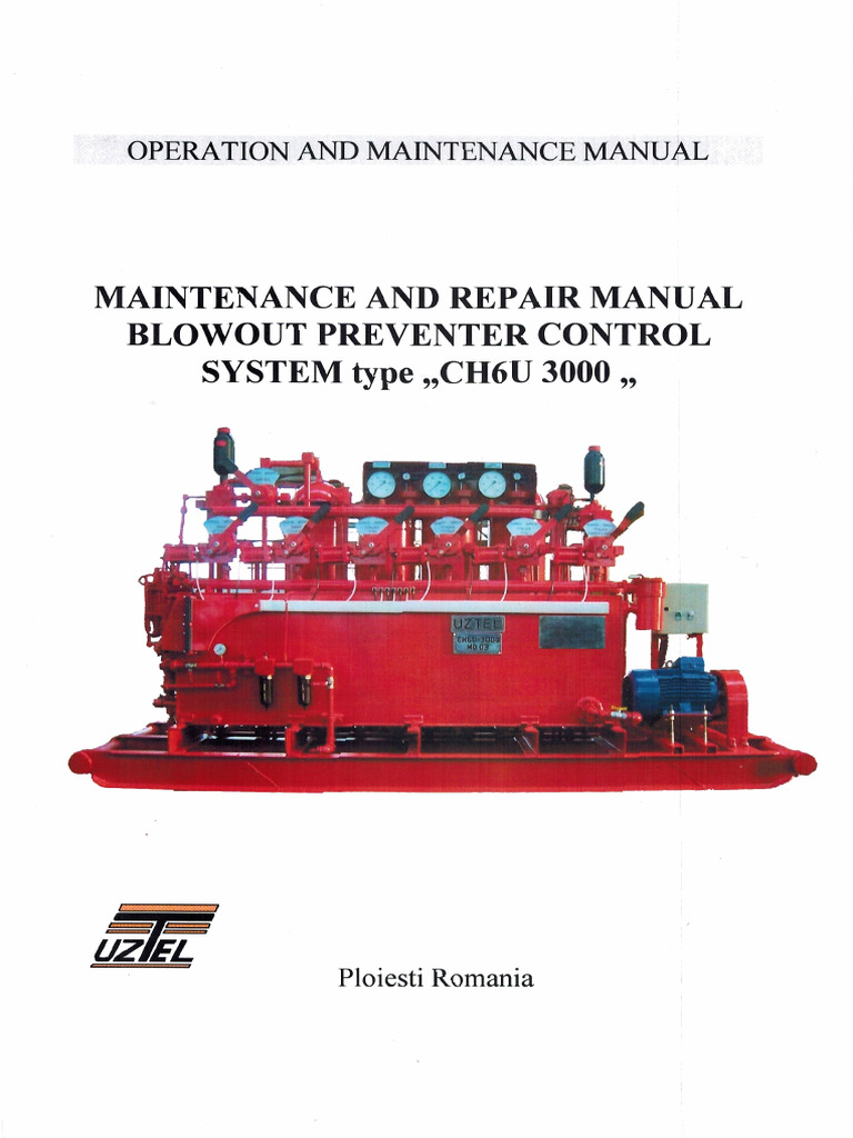 BOP Control System CH6U 3000 | PDF