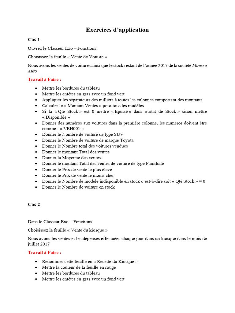 Exercices TP UPB 2023 | PDF