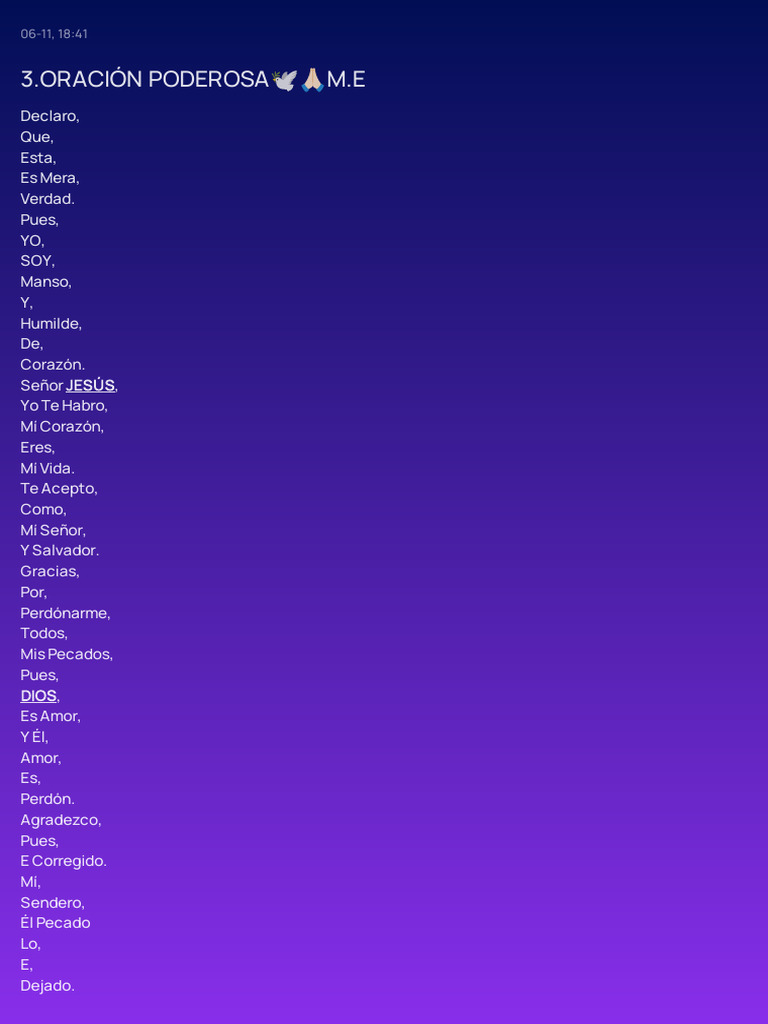 3.oración Poderosa? ??m.e | PDF