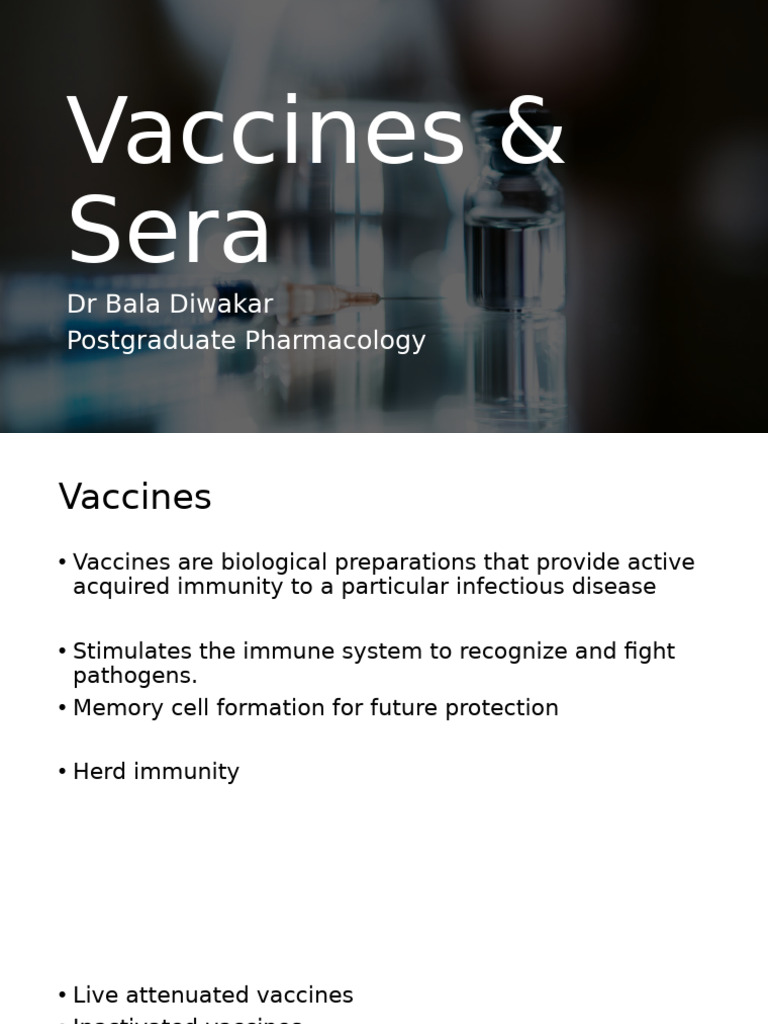 Vaccines & SERA | PDF