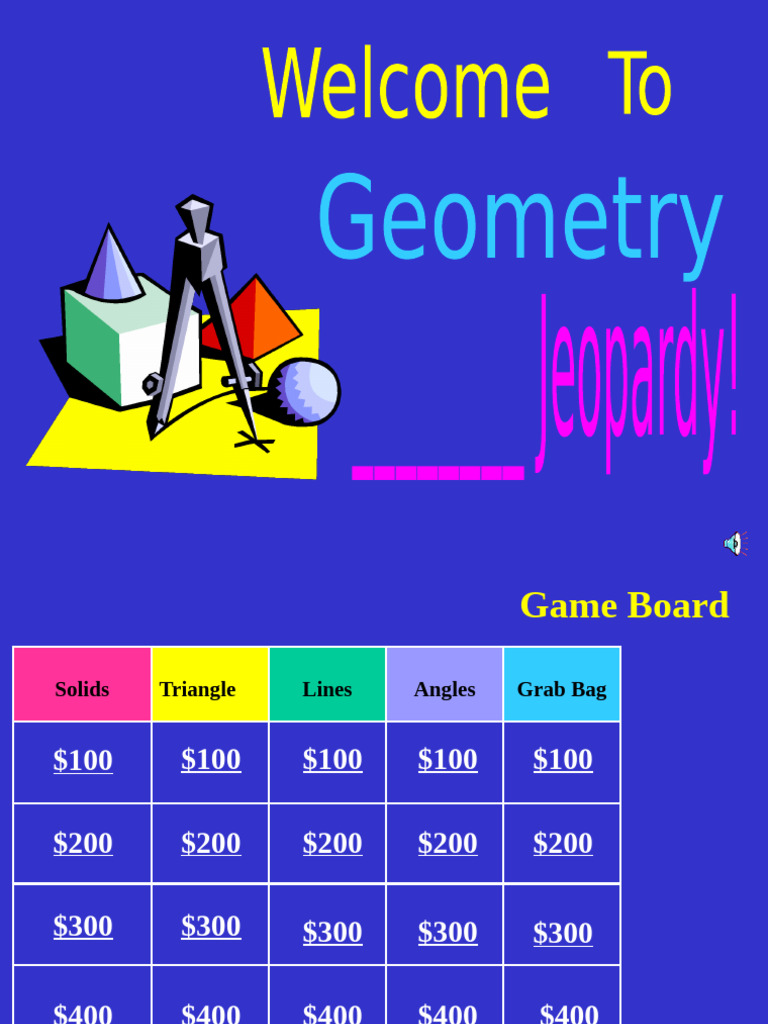 Geometry Jeopardy | PDF