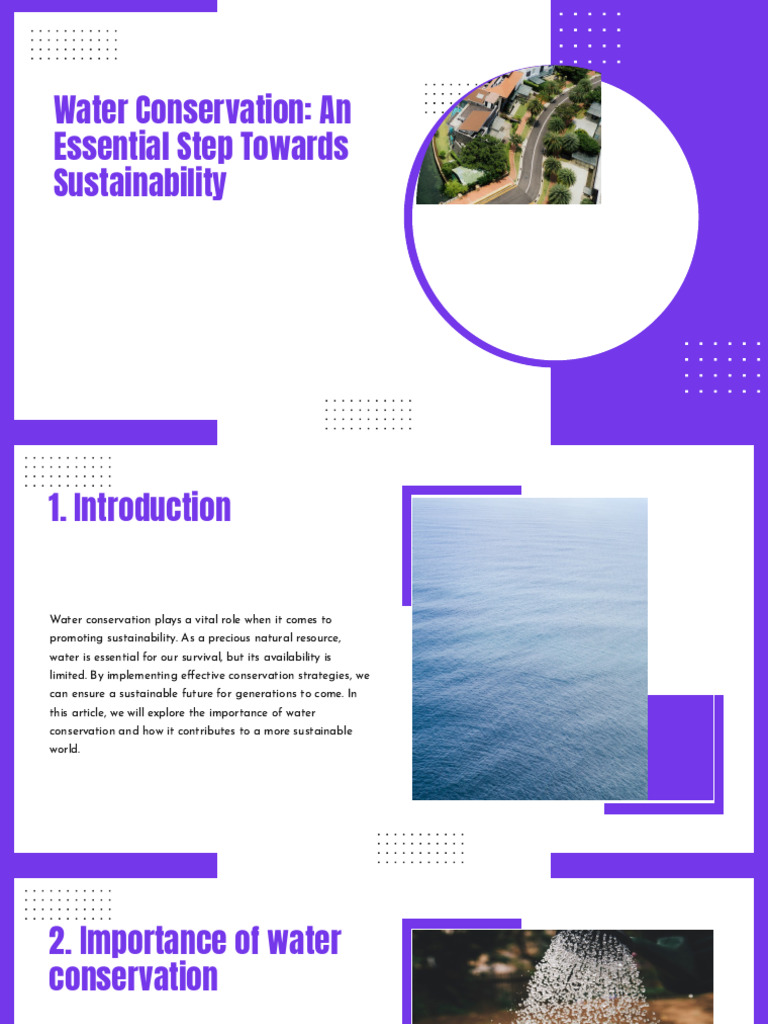 water-conservation-an-essential-step-towards-sustainability | PDF