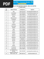 Canara Bank Executive Contact List | PDF | Technology & Engineering
