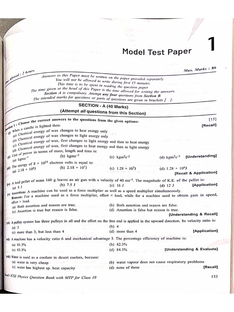 Physics Unsolved 5 Papers - 8513921732561026991 | PDF