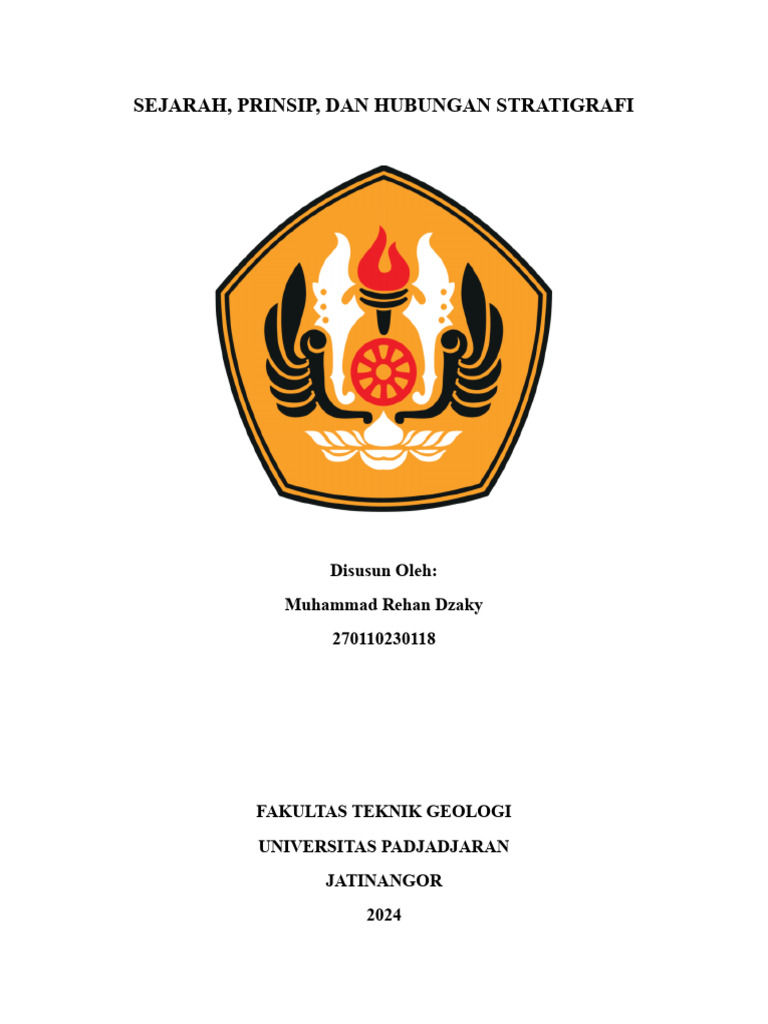 118 - Muhammad Rehan Dzaky - Stratigrafi - SejarahPrinsipHubunganStratigrafi | PDF
