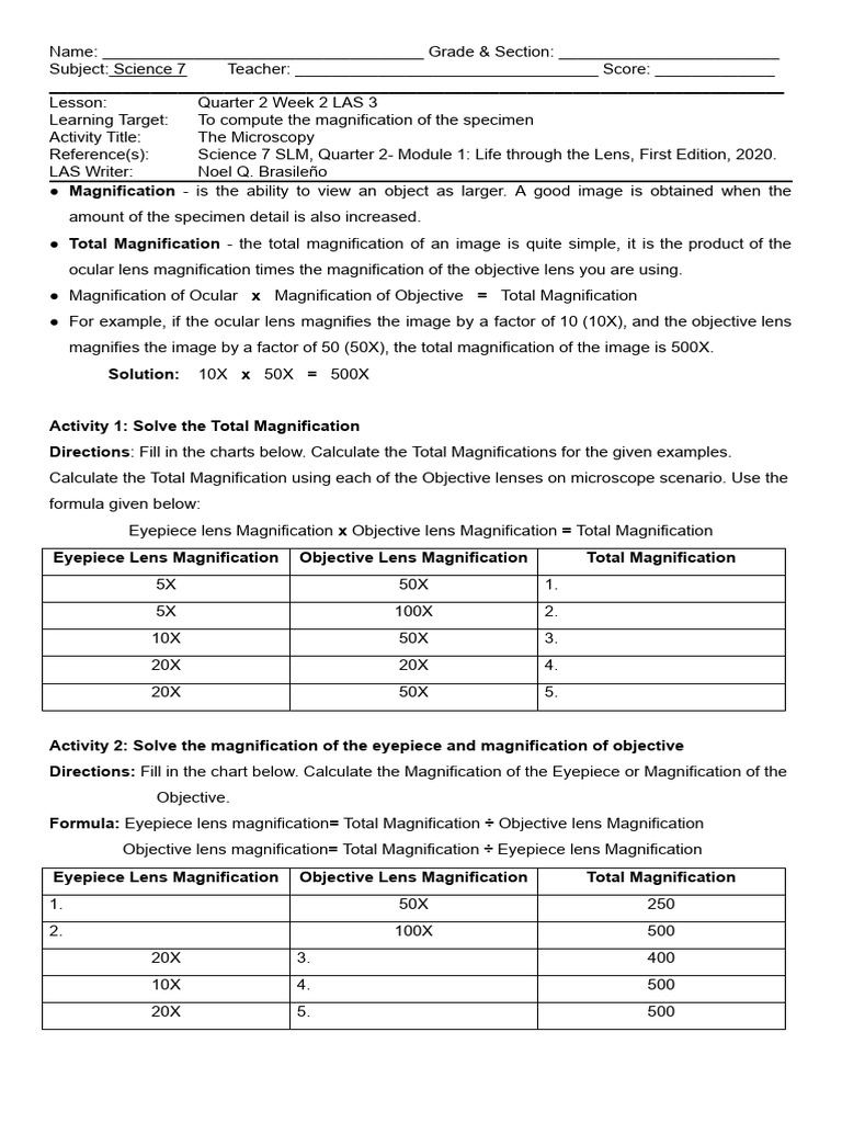 Science7-Q2-WeeK2-LAS 3 | PDF