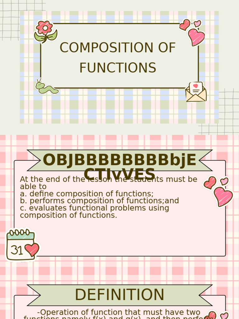 Composition of Functions | PDF