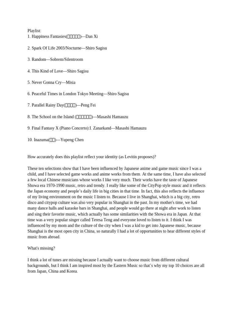 Assignment 4: Share Playlist | PDF