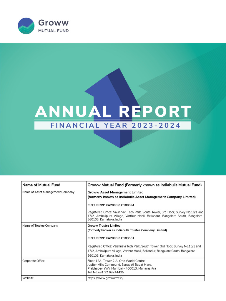 Scheme Annual Report - 2023 - 2024 | PDF