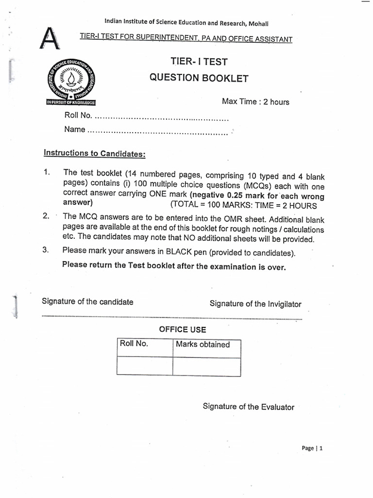 Office Assistant-2022 | PDF