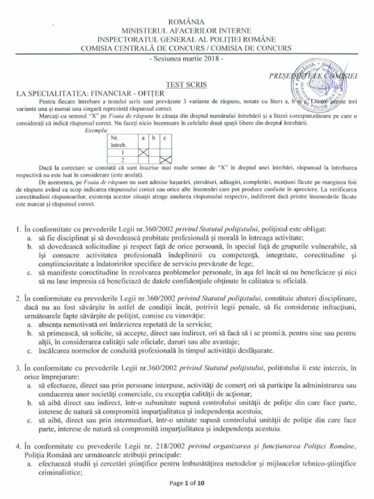 Test Ofiter Financiar | PDF