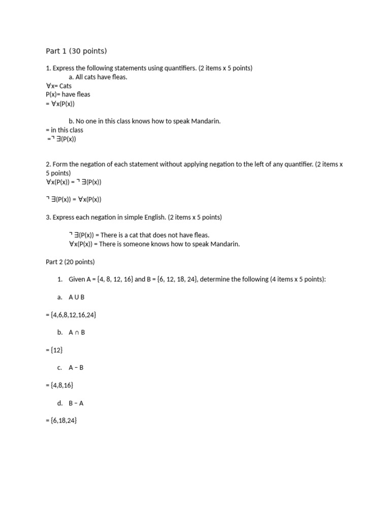 Discrete Math 03 Task Performance 1 | PDF