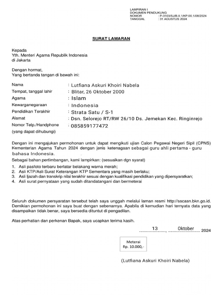 Berkas Lampiran | PDF