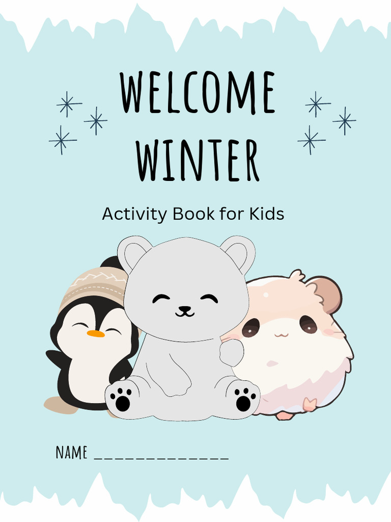 Winter Activity Book For Kids | PDF