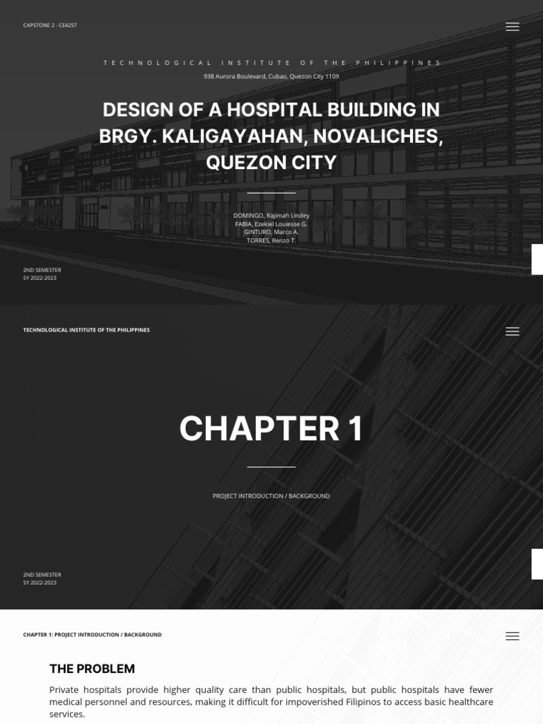 Reference - Design of A Hospital Structure in Brgy. Kaligayahan ...