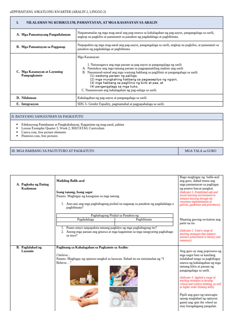 Epp Demo - Division Level | PDF