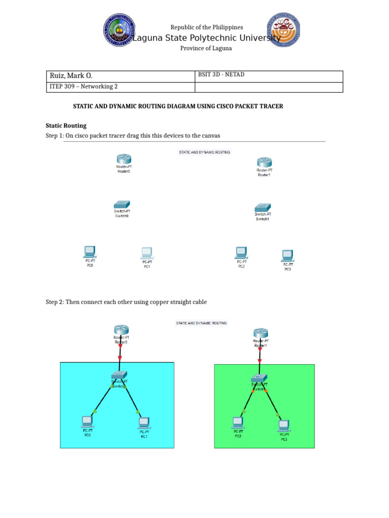 Static and Dynamic Routing | PDF