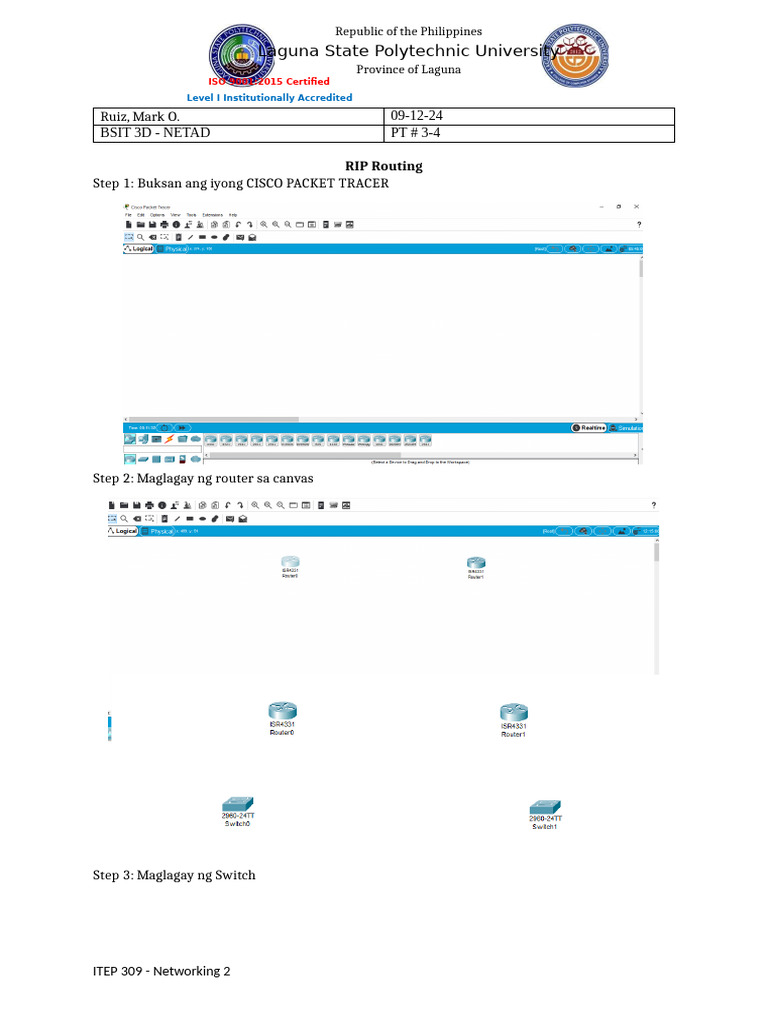 RIP-EIGRP ROUTING | PDF