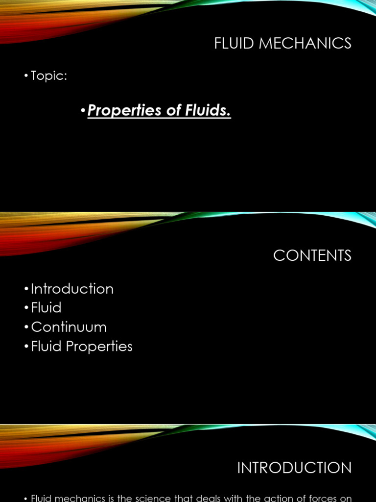 Unit 5 (Fluid Properties) (BME) | PDF