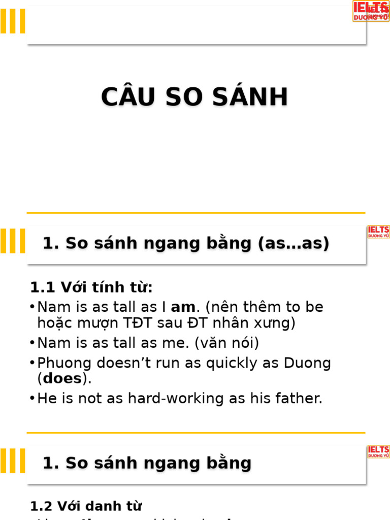 Câu So Sánh | PDF