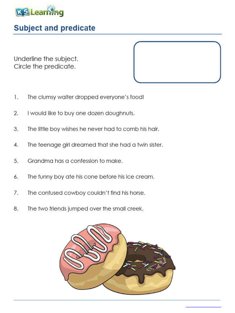 Grade 3 Subject Predicate CDJ | PDF