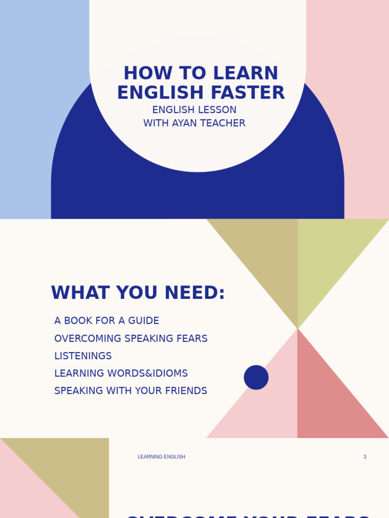 How To Learn English Faster | PDF | Business