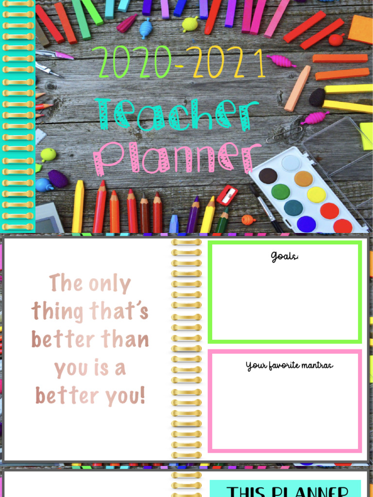 202021DigitalTeacherPLanner 1 | PDF