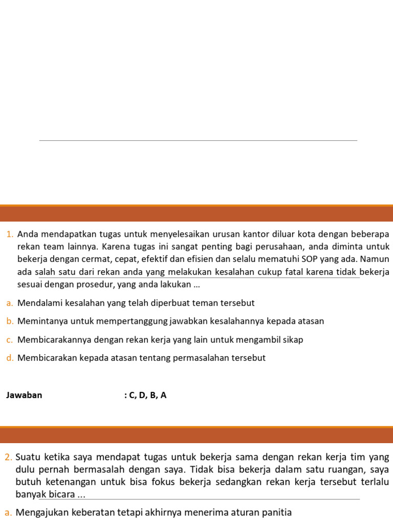 Manaso - Latihan Soal 1 | PDF