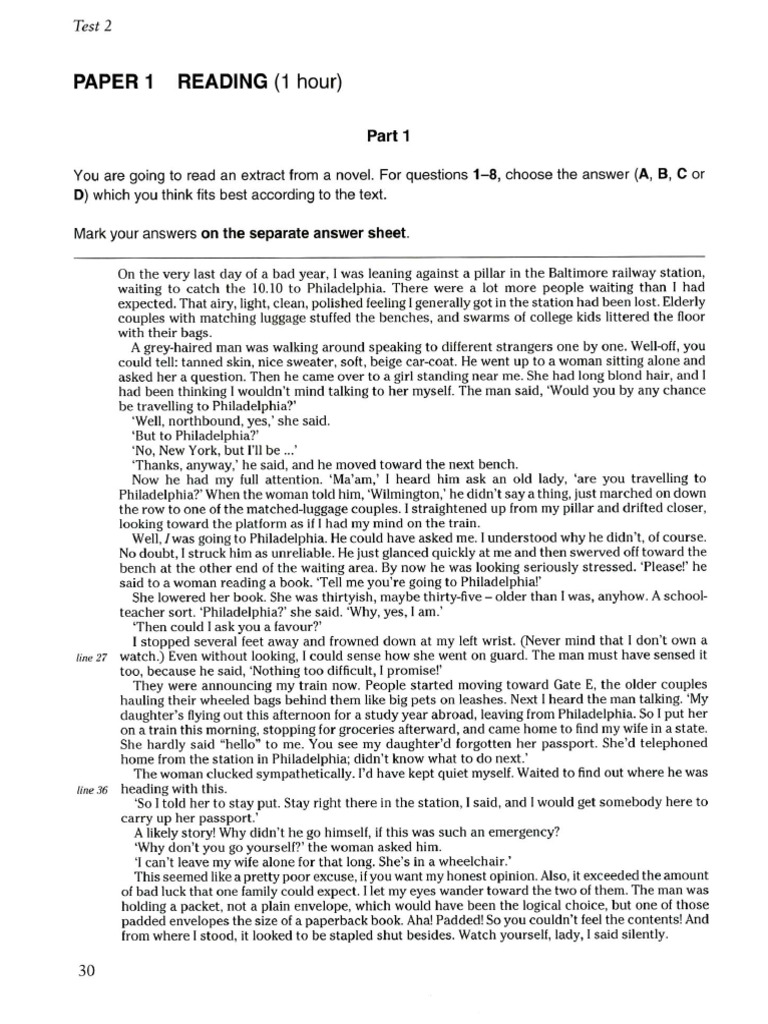 Cambridge FCE 1-31-38 | PDF