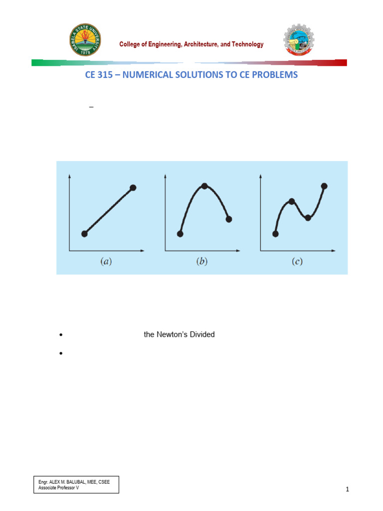 7th Module - Polynomial Interpolation | PDF