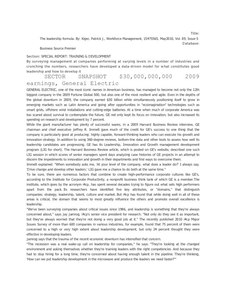 Unreadable Document Analysis | PDF | Competence (Human Resources) | Leadership