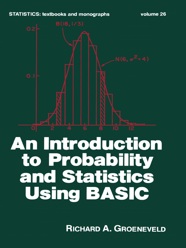 Groeneveld Richard A An Introduction To Probability and Statistics ...