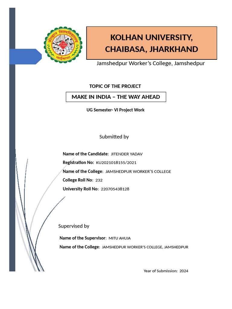 Make in India | PDF
