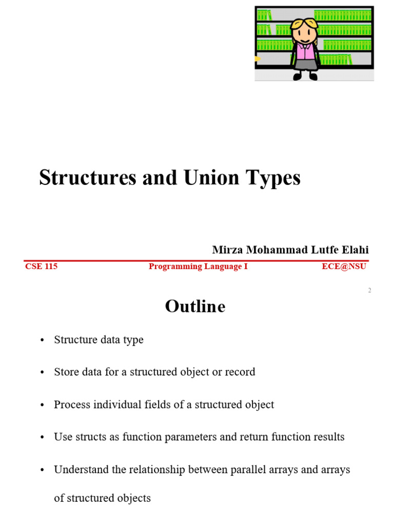 ch10 Structures Union | PDF
