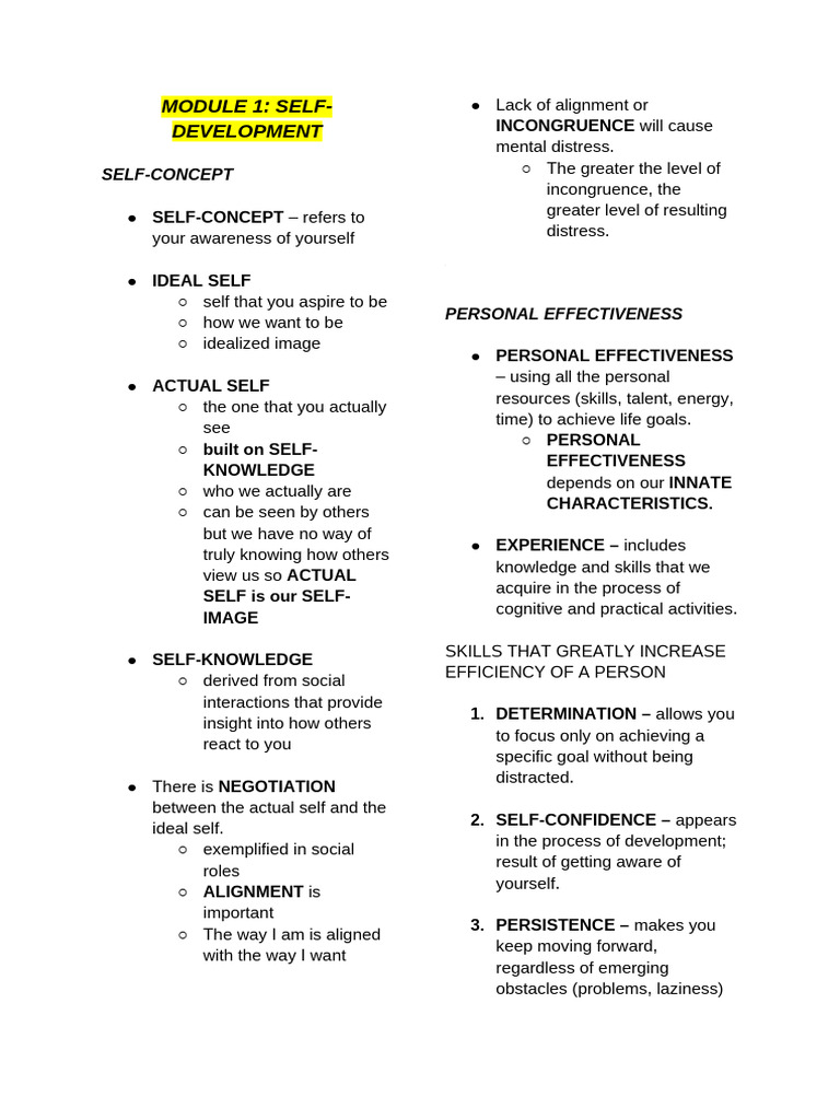 PERDEV REVIEWER | PDF