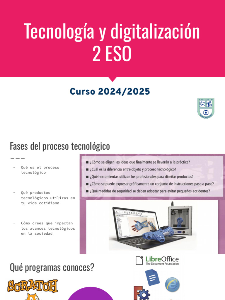 CLASE 1 - 2ESO Tecno | PDF